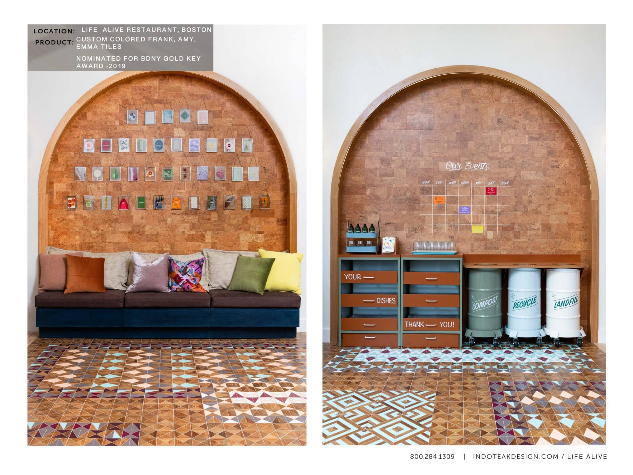 Water Resistant Teak Tiles – Olive Tree Flooring